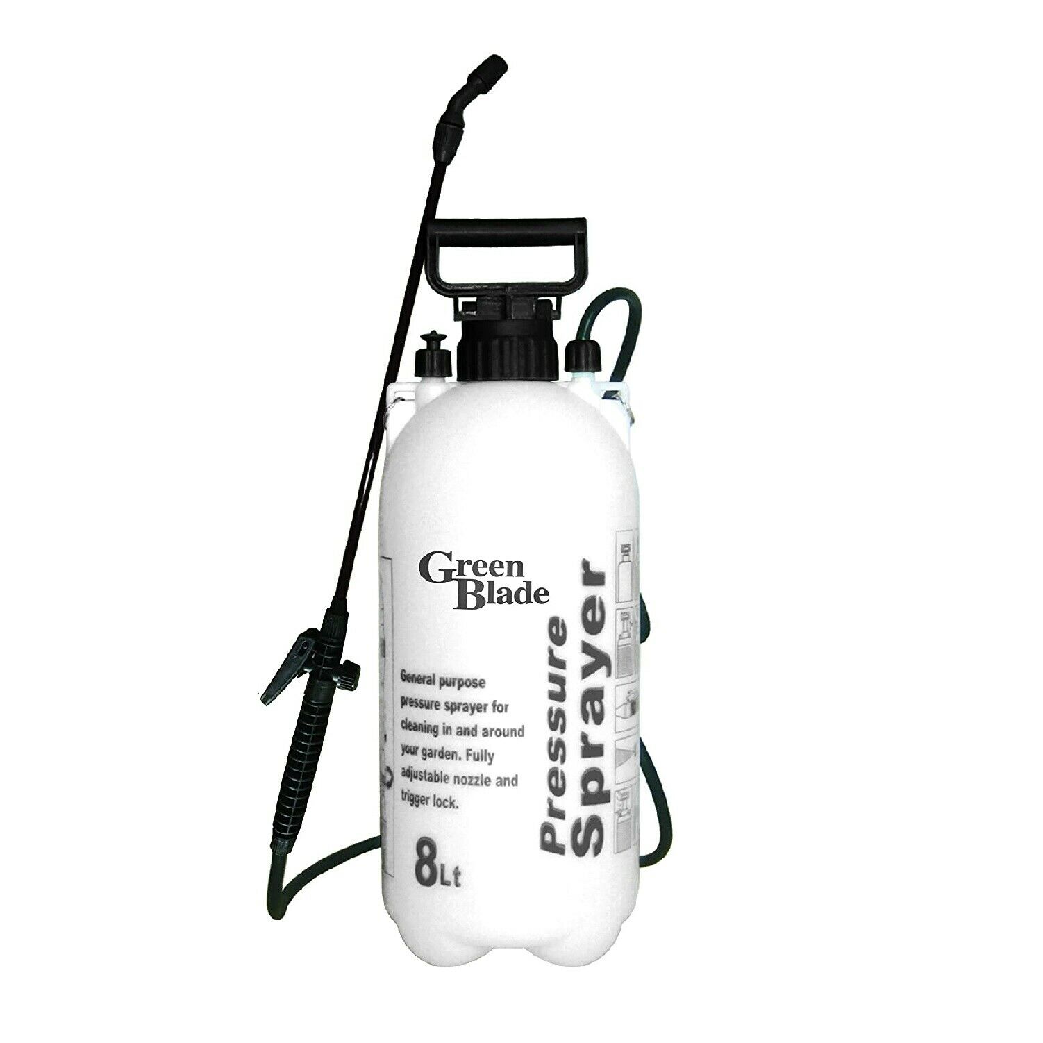 Pressure Water Sprayer - 8 Litre - Garden Sprayers - HomeStoreDirect
