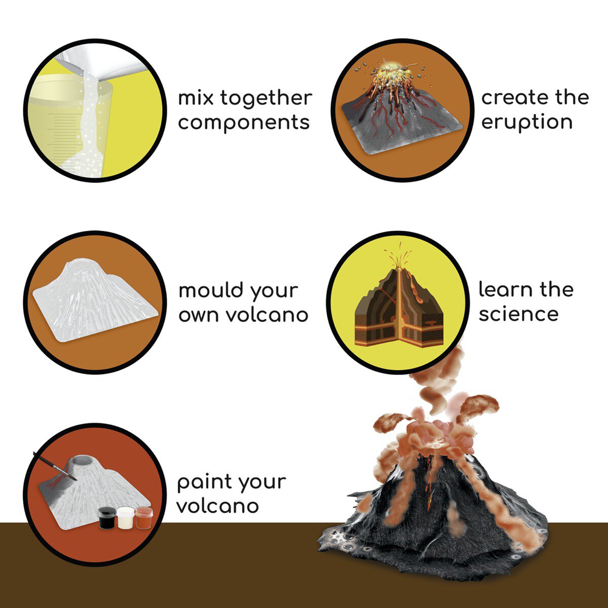 Volcanic Eruption - Science Kit - Science Toys - HomeStoreDirect