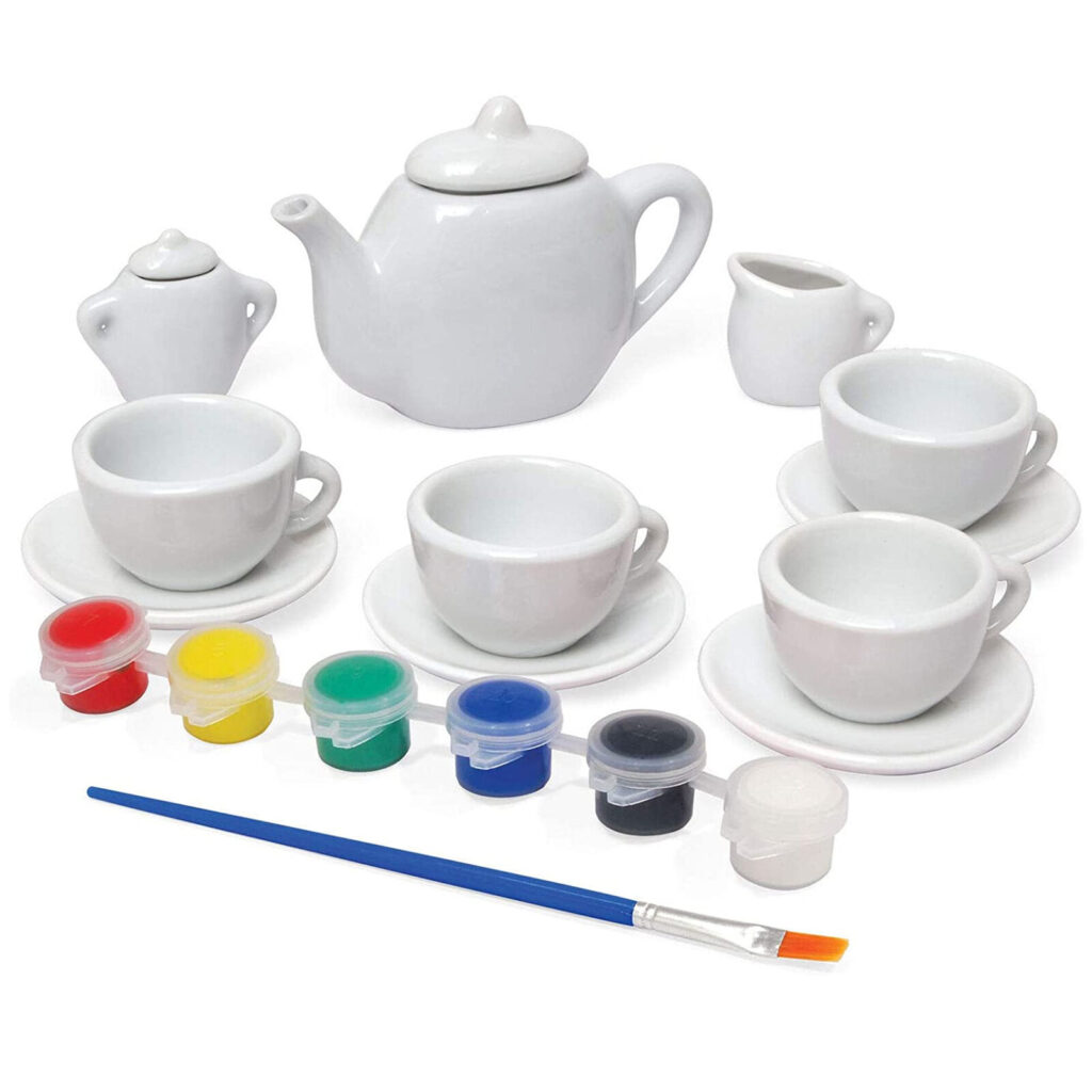 Mini Paint Your Own Tea Set- Arts & Craft Toys - HomeStoreDirect