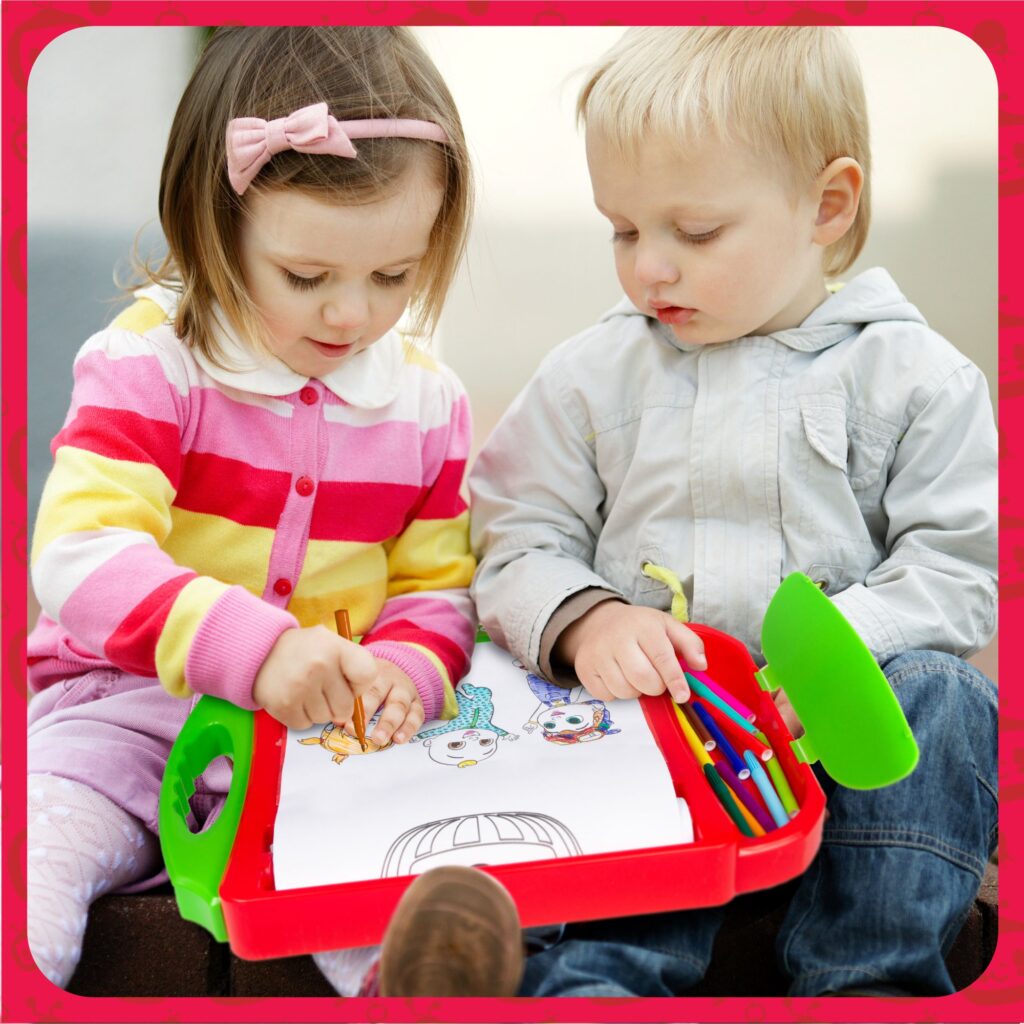 Cocomelon Doodle Desk - Kids Art Set - Cocomelon - HomeStoreDirect